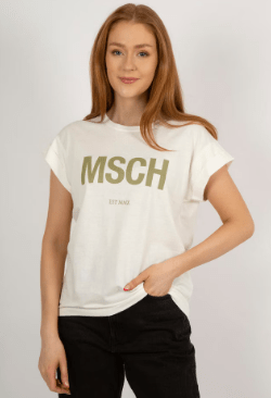 MSCH | Egret/Aloe STD Seasonal Tee | MSCH Logo – Fix Fashion