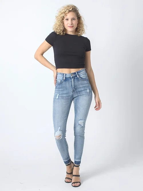 Wakee Jeans | Ripped Leg | Blue – Fix Fashion